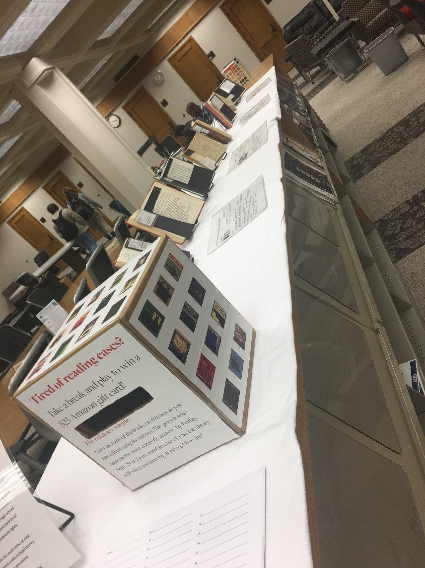 banned book week display – The Reporter
