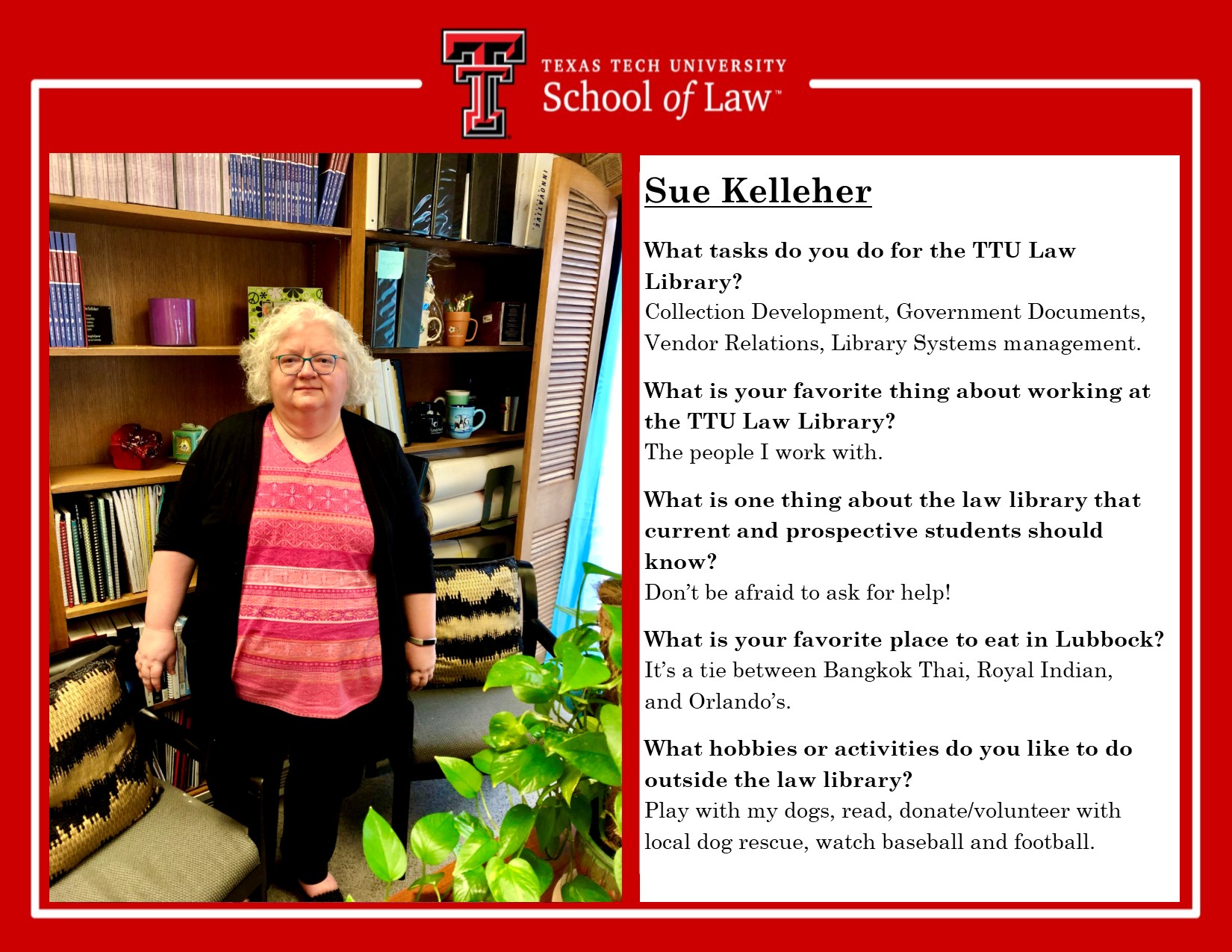 Staff Spotlight Sue – The Reporter